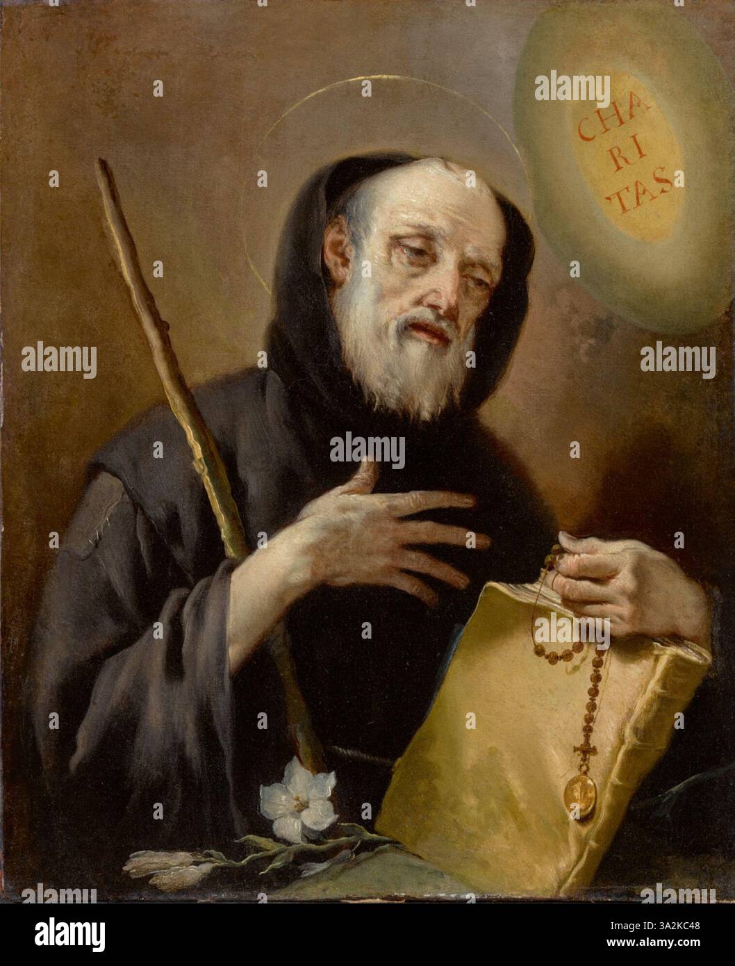 This oil painting by Giovanni Battista Tiepolo depicts St. Francis of ...