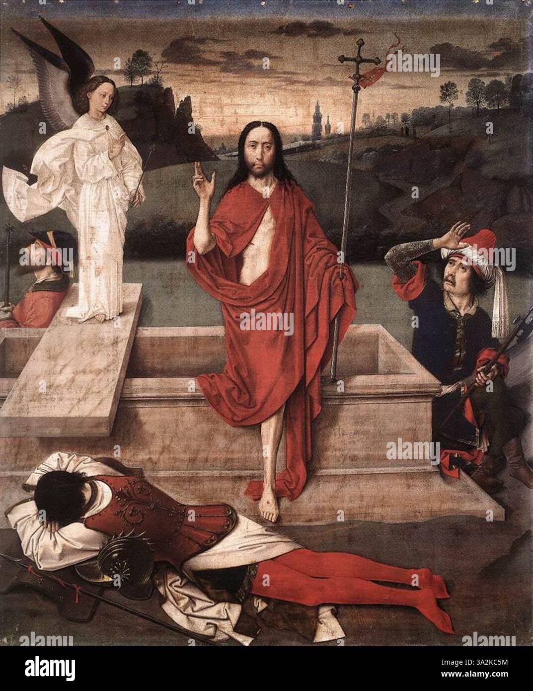 Dieric Bouts' 'Resurrection' captures the moment of Christ’s return to ...