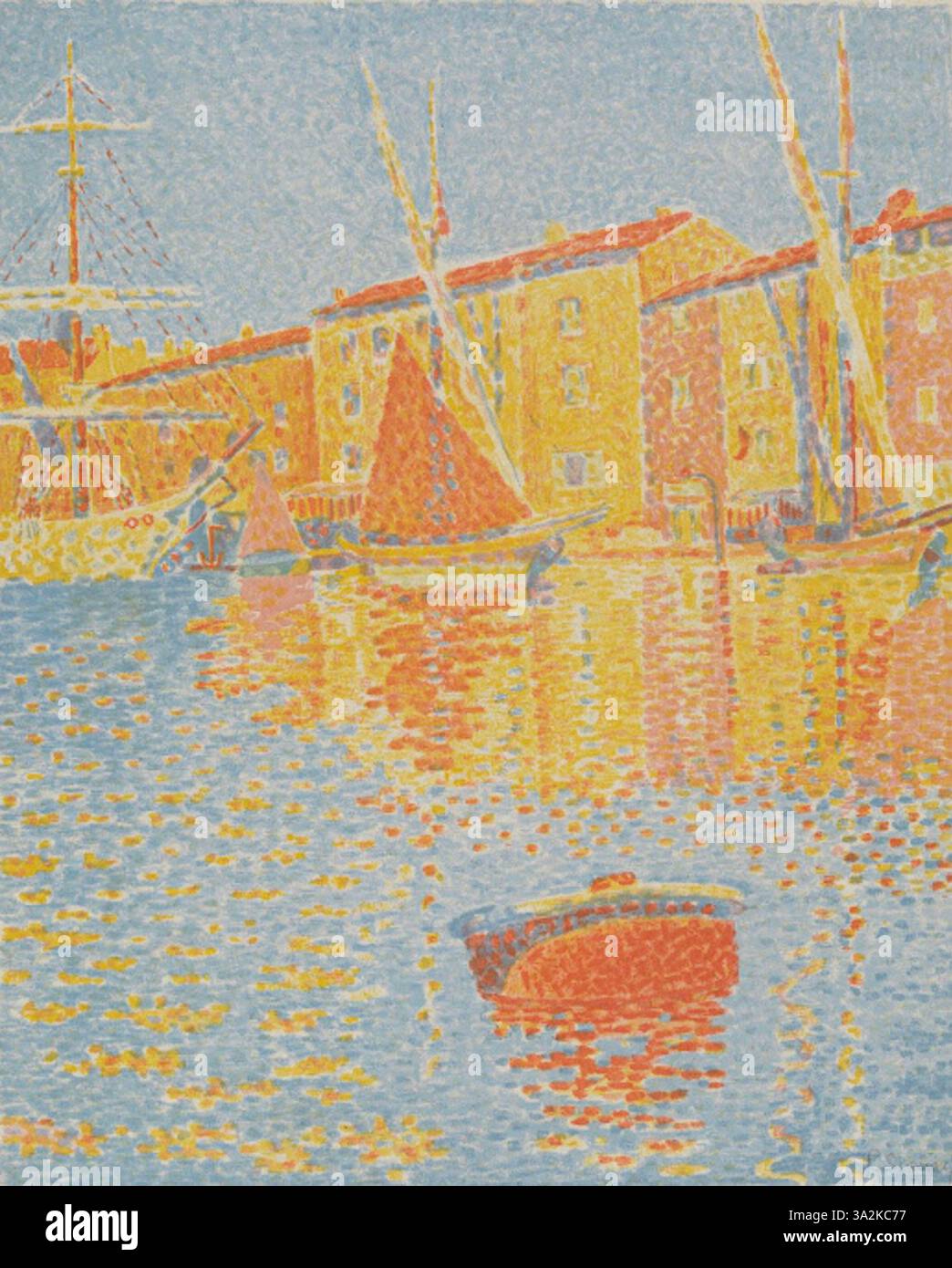 This vibrant work by Paul Signac, featured in the Van Gogh Museum ...
