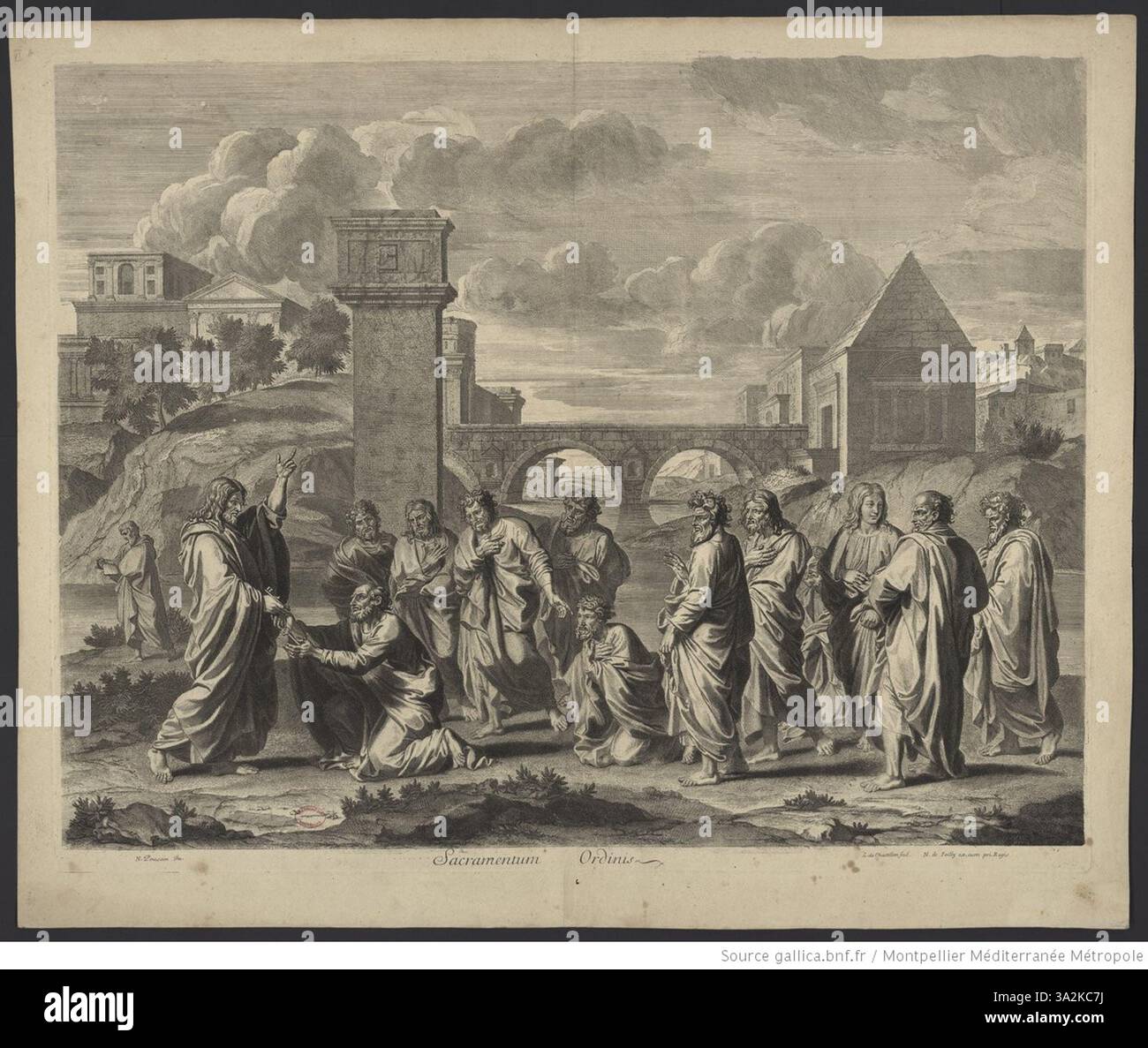 This engraving by Louis de Chatillon illustrates the sacrament of ...
