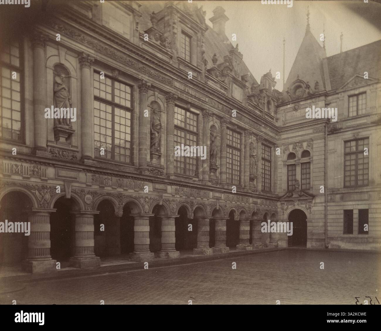 Eugène Atget’s photograph of La Rochelle’s Hôtel de Ville captures the ...