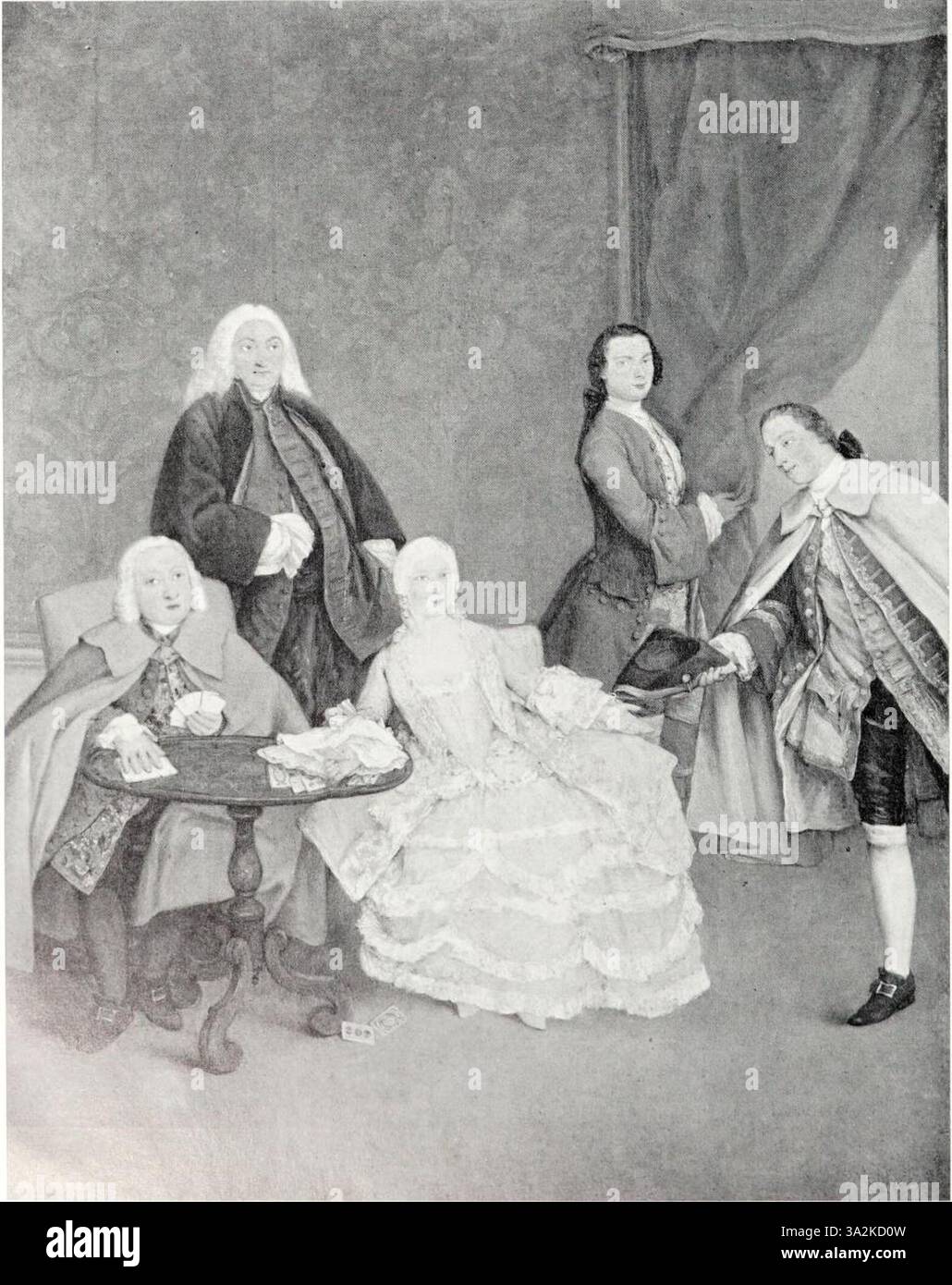 This painting by Pietro Longhi offers a view of the social life of ...