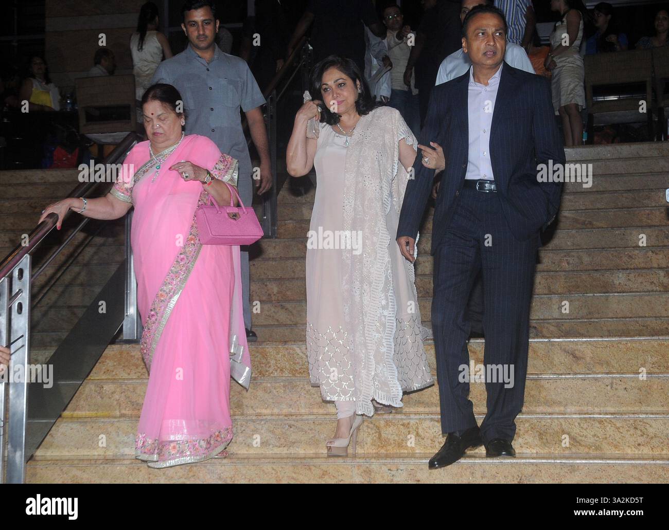 MUMBAI, INDIA â€“ JUNE 09: Kokilaben Ambani, Tina Ambani and Anil ...