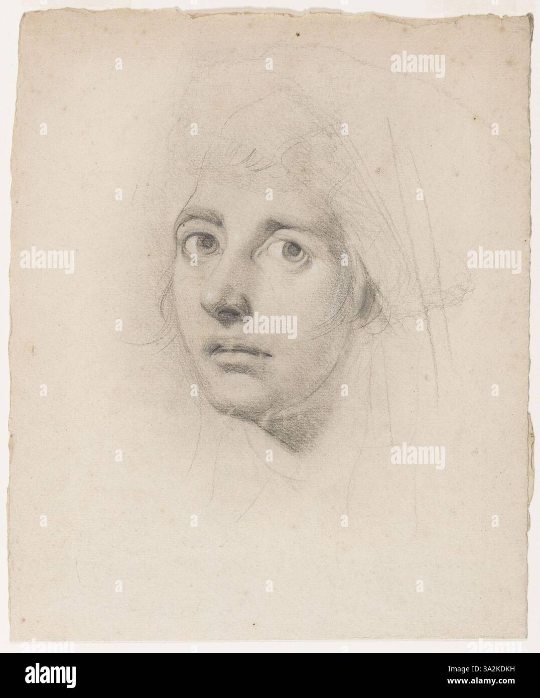 This study by Fuseli depicts Martha Hess, capturing her likeness with ...