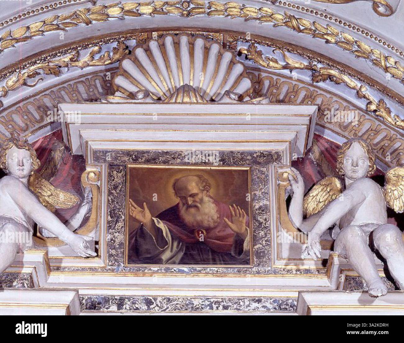 'Dio Padre' by Guido Reni, painted in 1642, presents God the Father ...