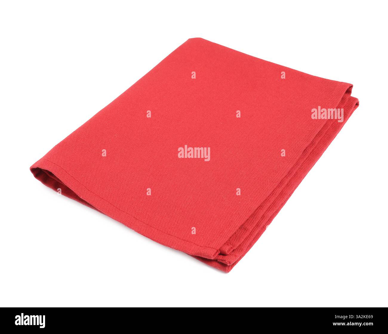Red table napkin Cut Out Stock Images & Pictures - Alamy