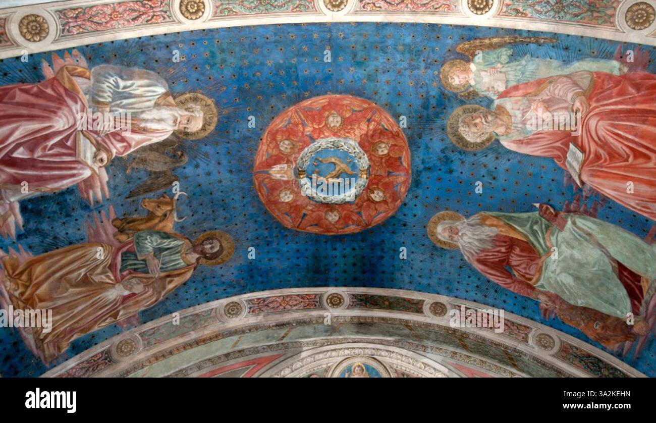 This painting attributed to Cosimo Rosselli from the 15th century ...