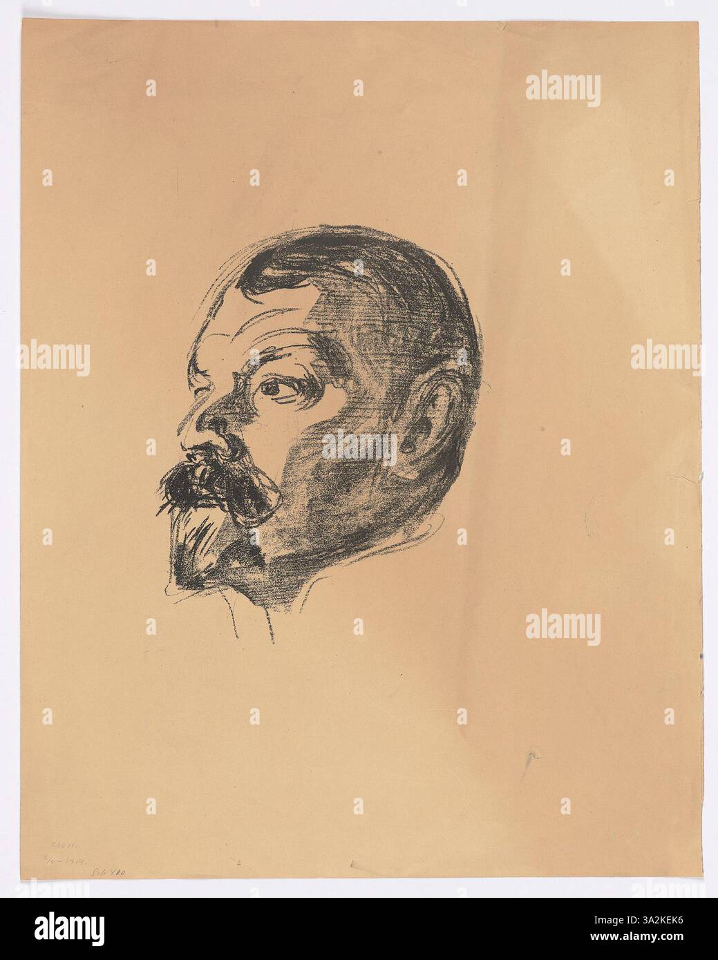 This portrait of Jens Thiis by Edvard Munch reflects a sense of ...