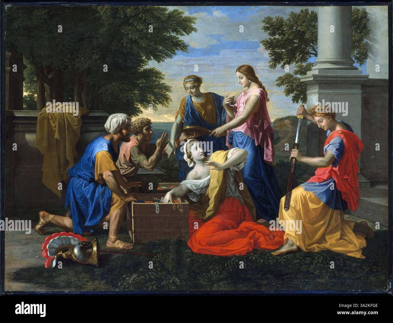 This painting depicts the discovery of Achilles, hidden on Skyros as a ...