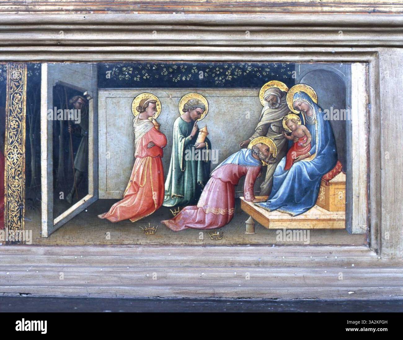 'Adorazione dei Re Magi' (Adoration of the Magi) by Lorenzo Monaco ...