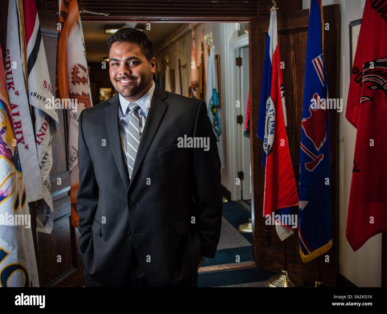 June 10, 2014 - Washington, DC, USA - Anthony Locklear, 22, a member of ...