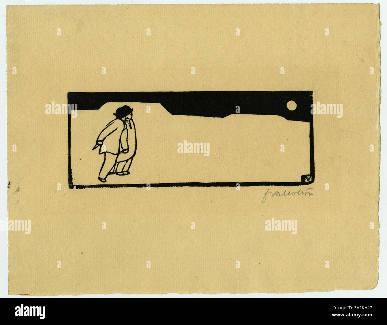 'Les fortifs' portrays a fortified structure with a focus on its ...