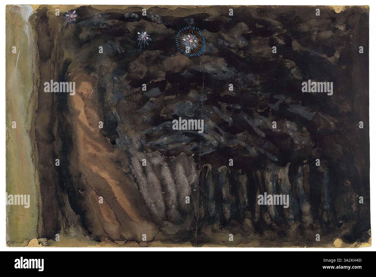 This portrait showcases Arnold Schoenberg, whose pioneering twelve-tone ...