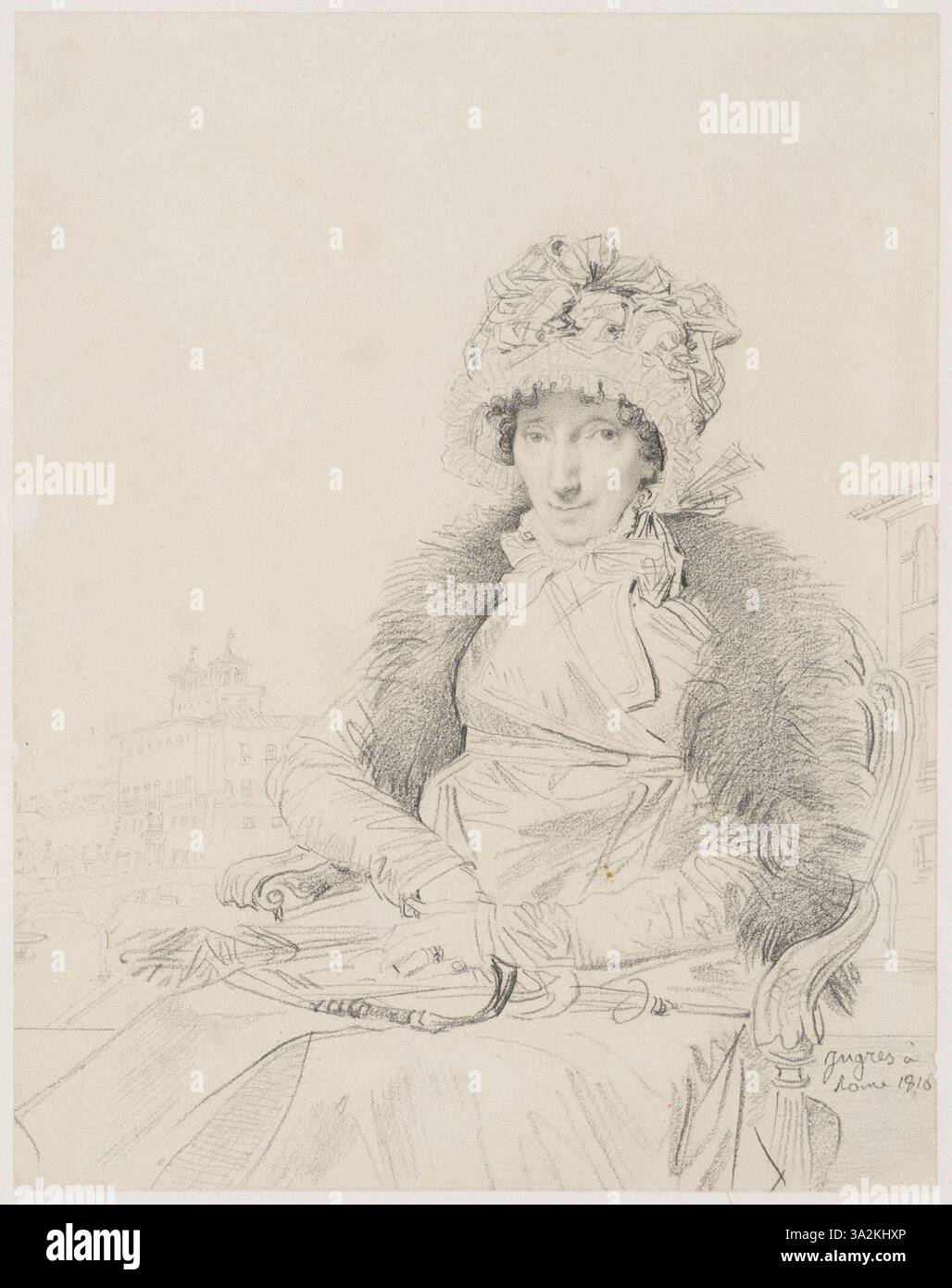 This portrait by Ingres depicts Mrs. John Mackie with elegance and ...