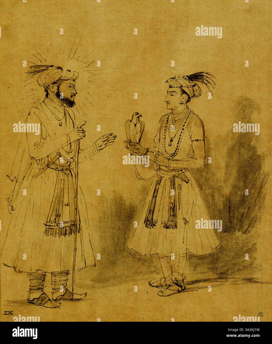 Rembrandt’s portrait of Shah Jahan and Dara Shikoh captures the Mughal ...