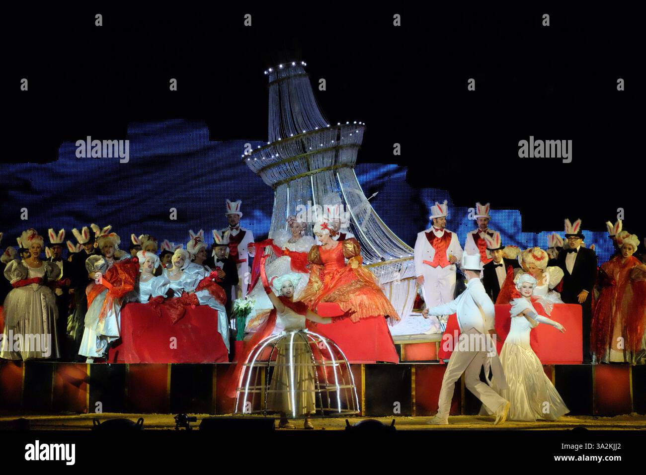 June 10, 2014 - Israel - The Israeli Opera performs Verdi's La Traviata ...