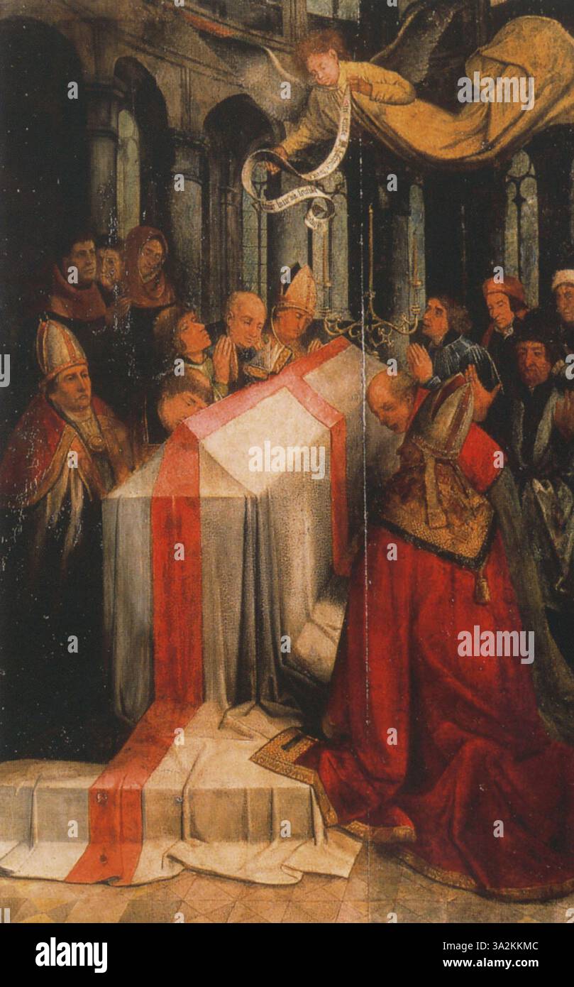 This panel from the sequence depicting the Legend of St. Rumbold ...