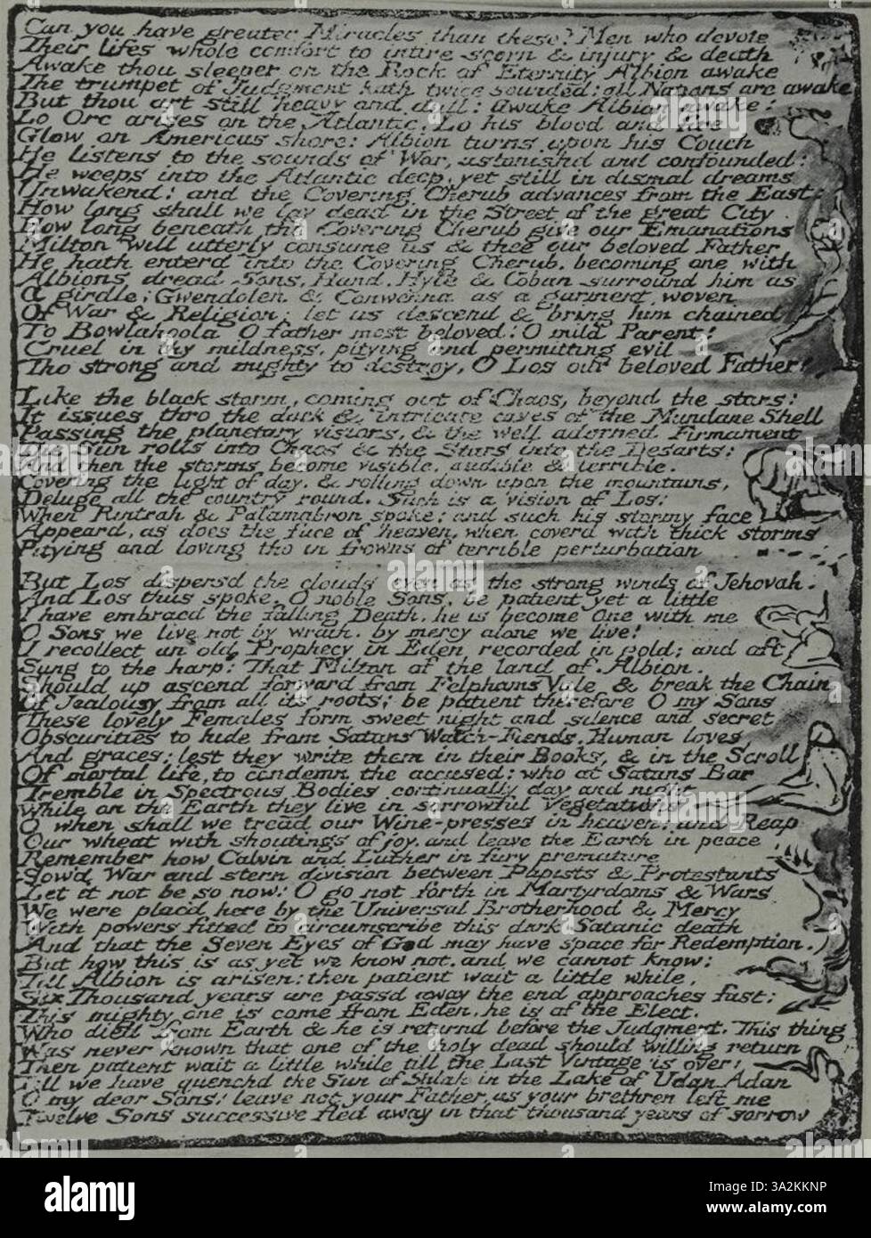 ‘Bindman 435’ by William Blake presents a striking allegorical ...