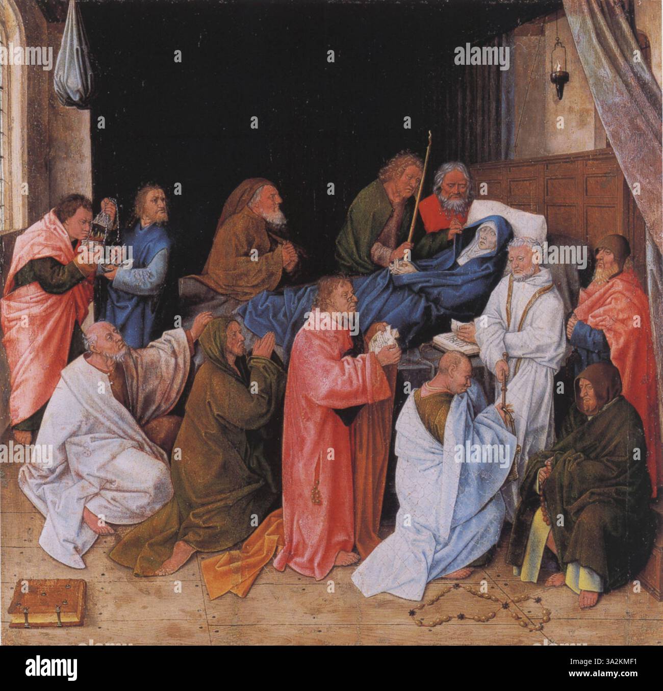 'Death of the Virgin' by Hugo van der Goes portrays the moment of the ...