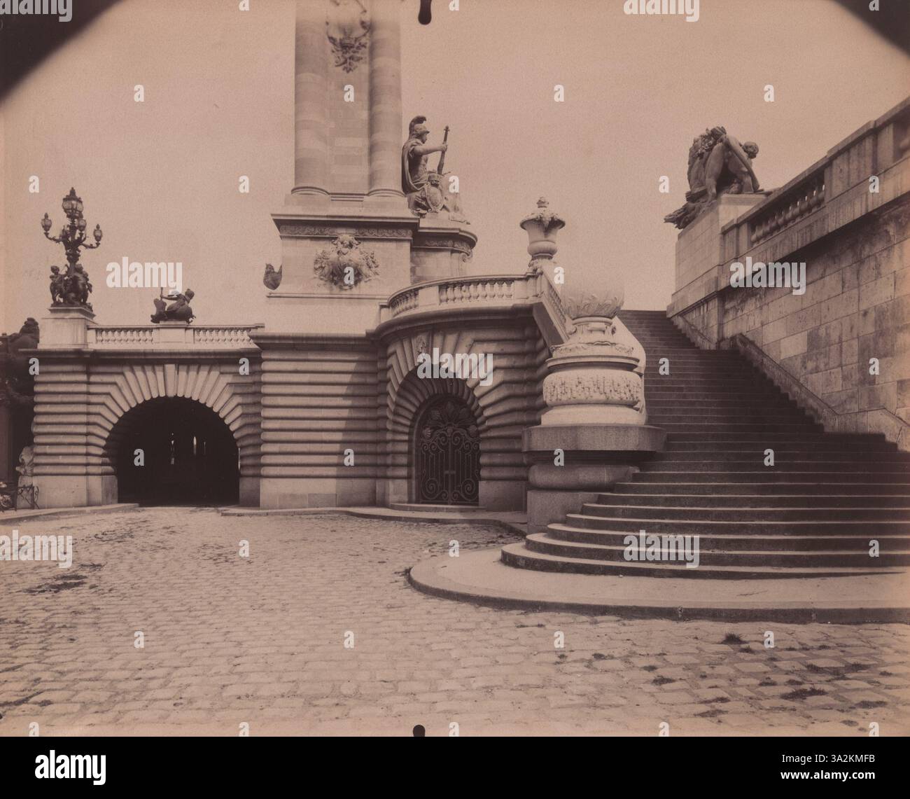 This 1913 image by Eugène Atget depicts the Port des Invalides ...