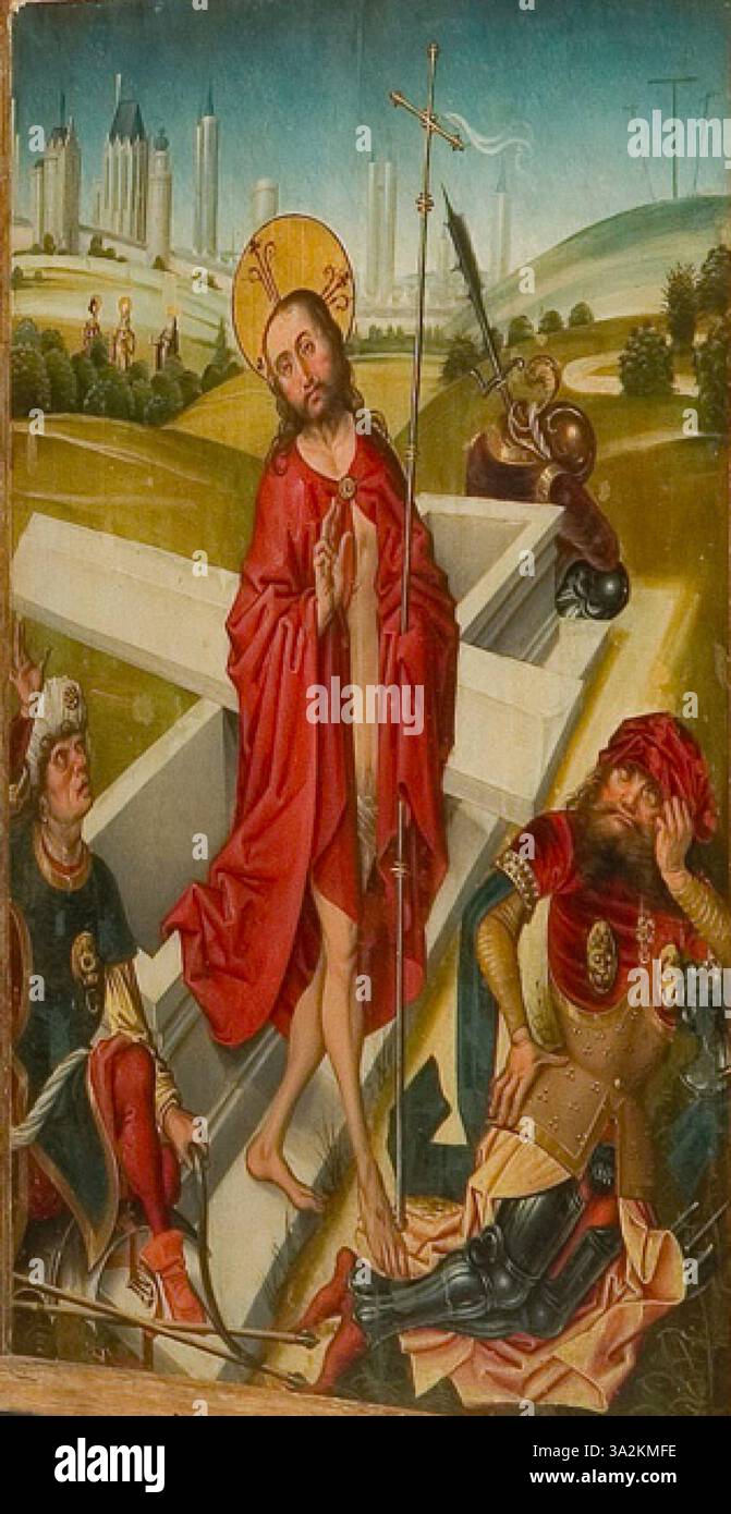 The altarpiece shutters from the Passion series by Master of the View ...