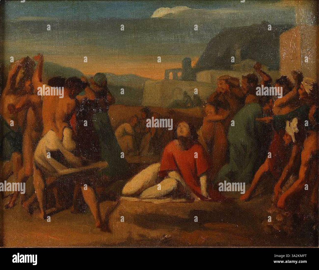 'Lapidation de Saint-Etienne' captures the violent biblical moment of ...