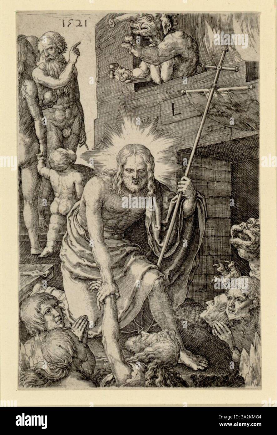 In this engraving, Lucas van Leyden exhibits his exceptional technique ...