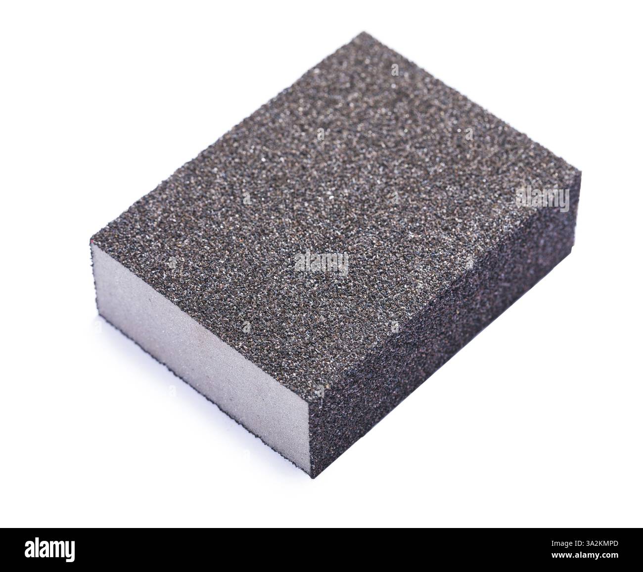 Sponge sanding block isolated Stock Photo - Alamy