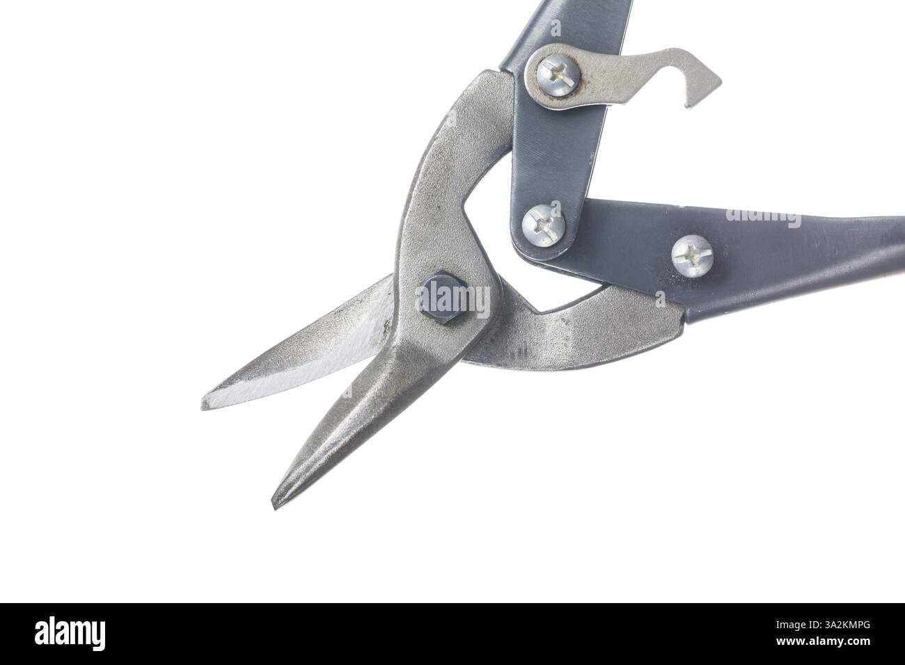 Tin snips isolated on white Stock Photo - Alamy