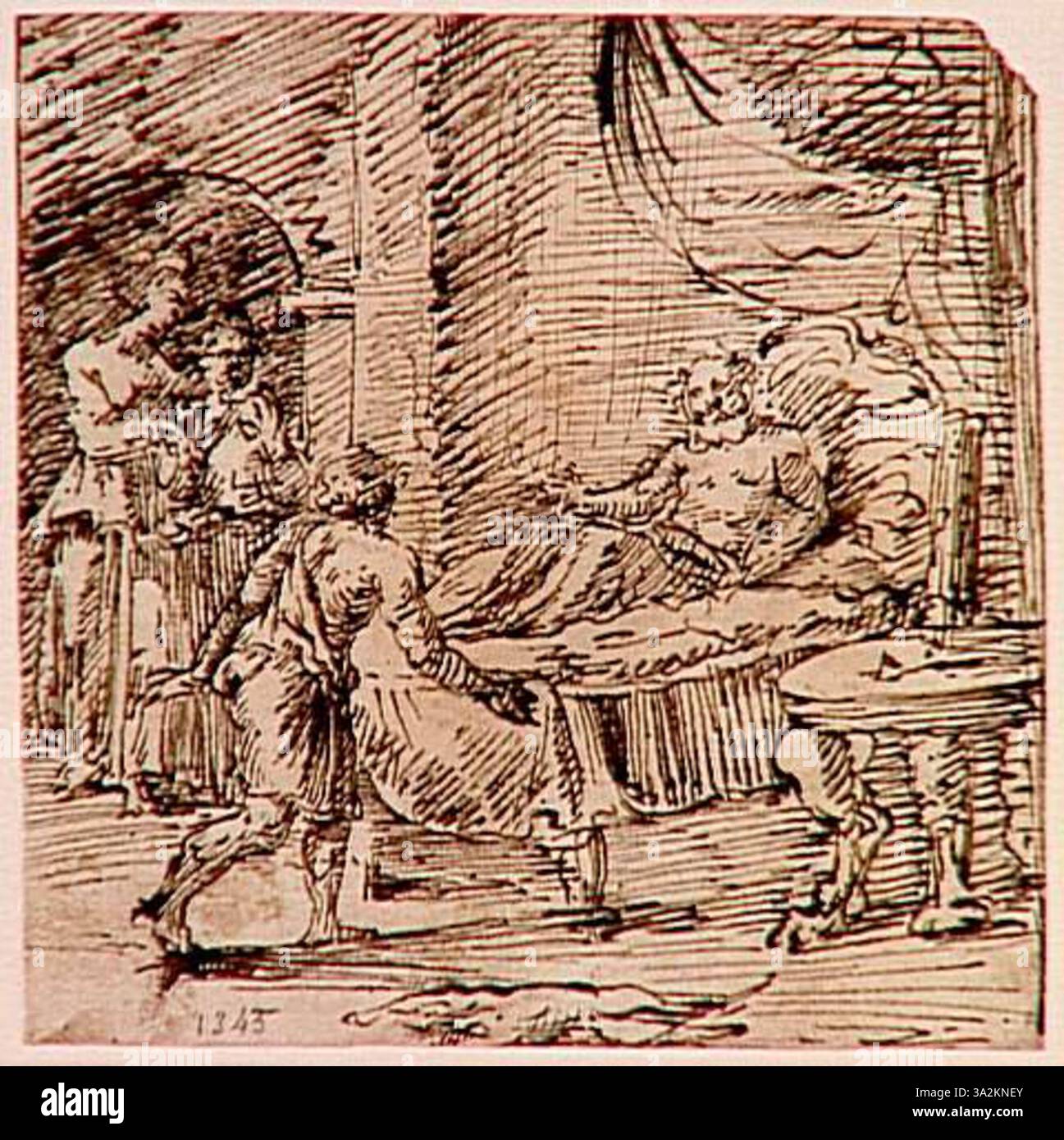 Raphael’s study depicts Isaac blessing his son Jacob. The emotional ...