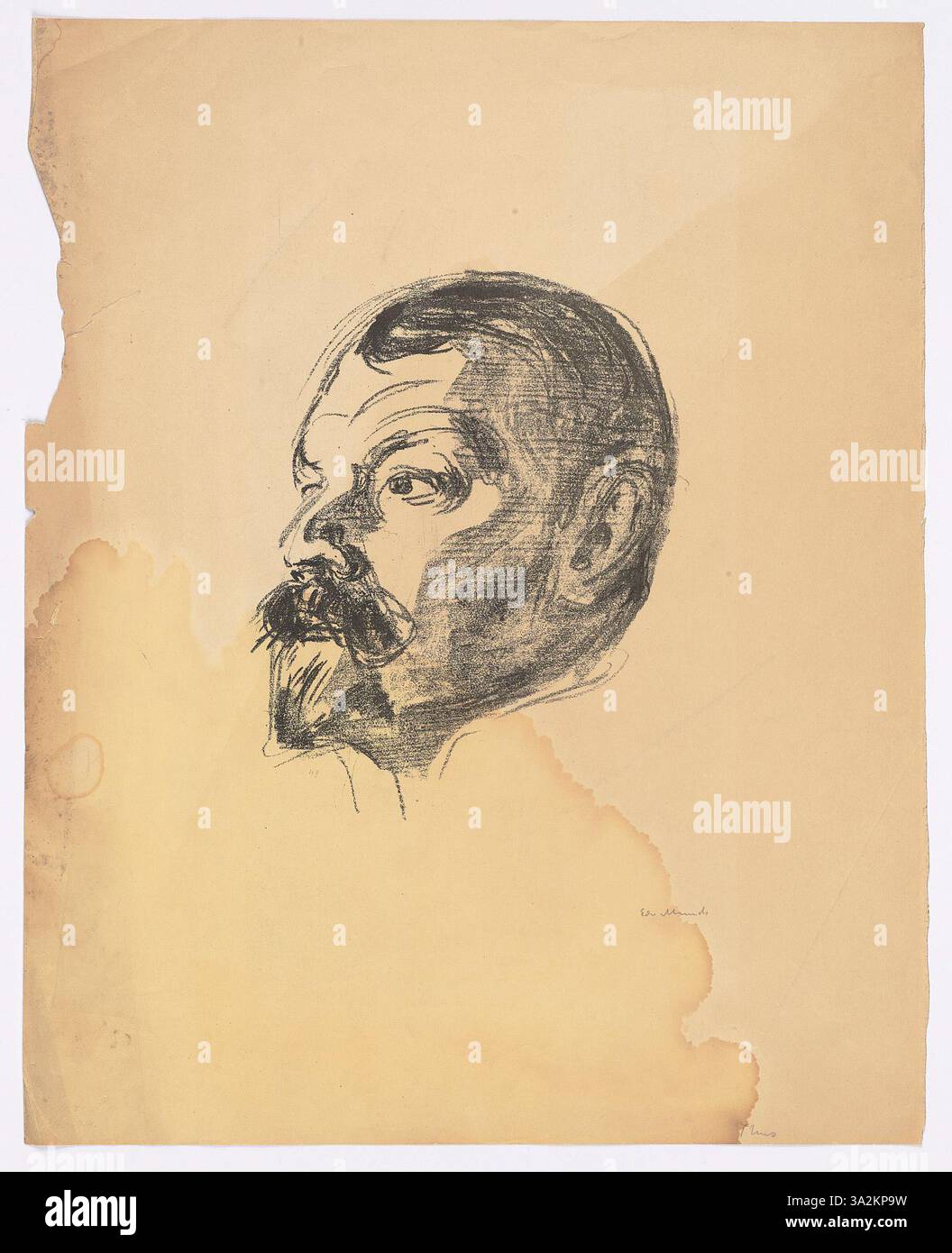 This portrait by Munch of Jens Thiis reflects the artist’s focus on ...