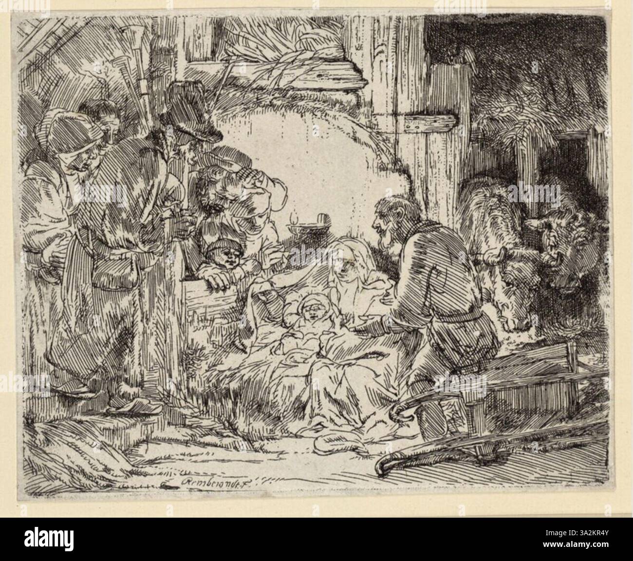 Rembrandt’s portrait showcases his distinctive technique of ...