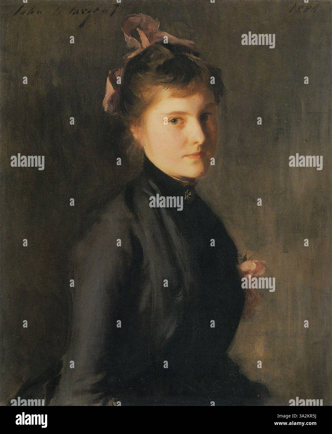 This portrait of Violet Sargent, painted by John Singer Sargent in 1886 ...