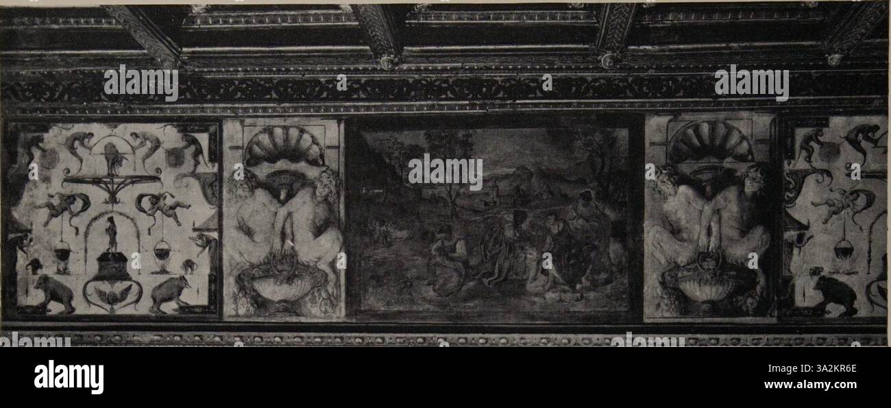 This artwork by Annibale Carracci presents figures with detailed ...