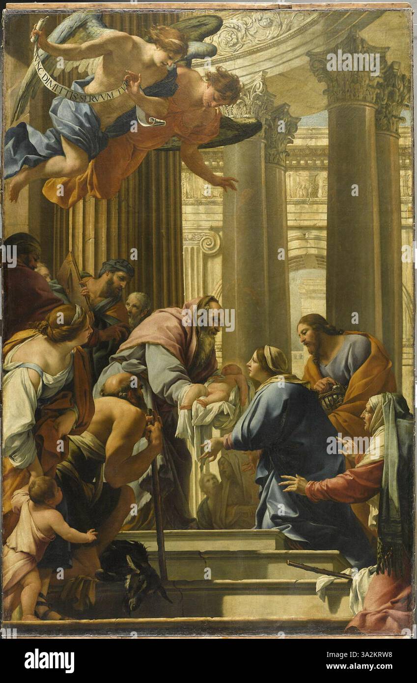 This work from 1641 shows the Presentation of Christ at the Temple ...