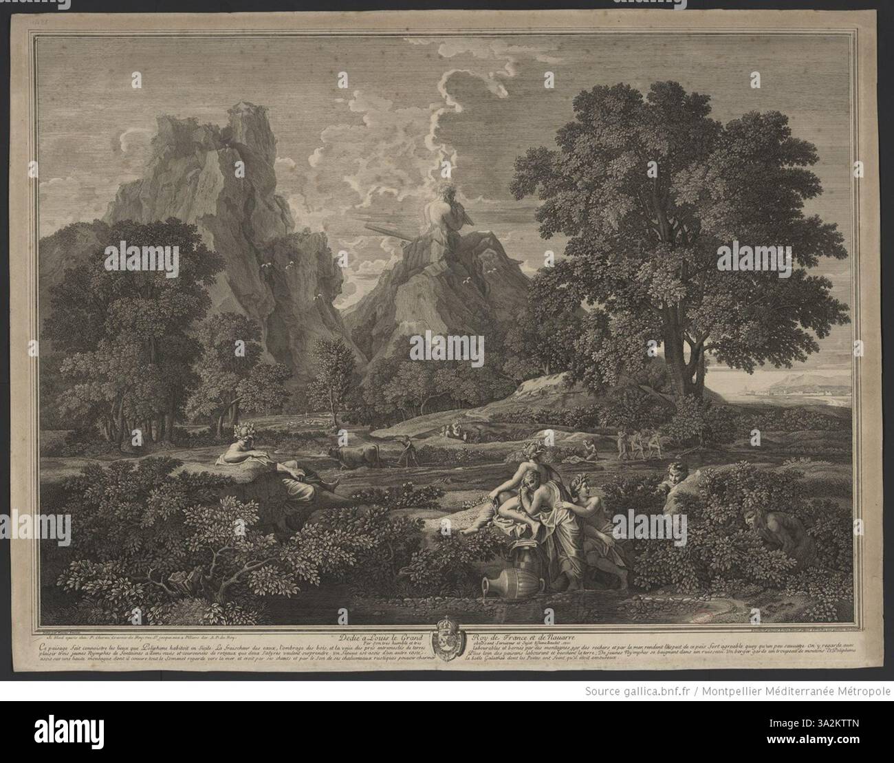 Étienne Baudet’s 'Paysage sicilien avec Polyphème' depicts the Greek ...