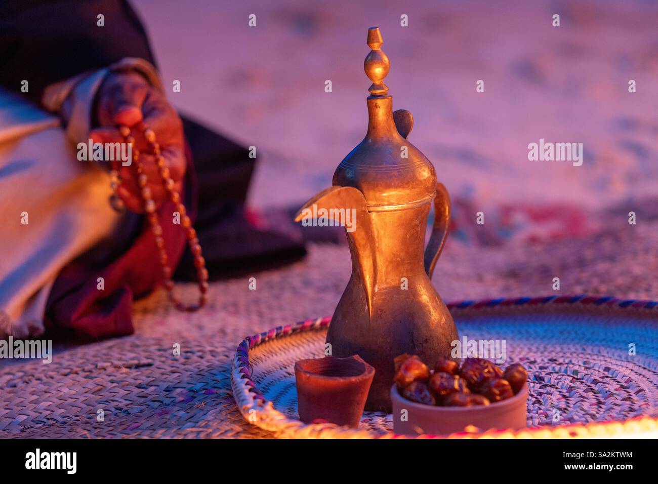 Traditional Bedouin Hospitality in Saudi Arabia Stock Photo - Alamy