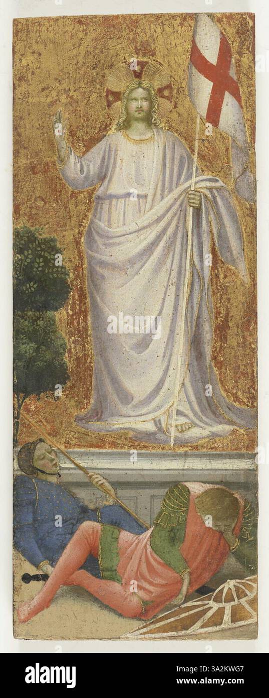 'La Résurrection du Christ' by Fra Angelico depicts the dramatic moment ...