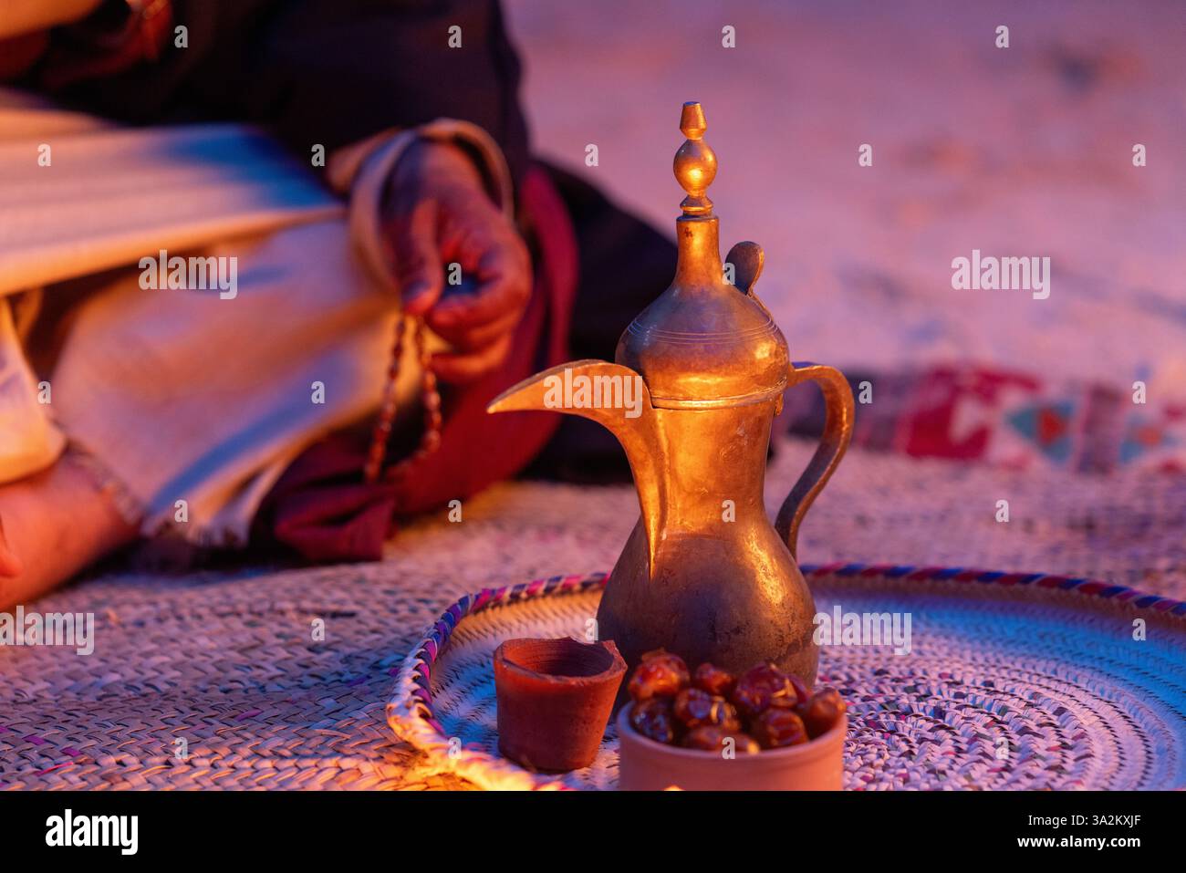 Traditional Bedouin Hospitality in Saudi Arabia Stock Photo - Alamy