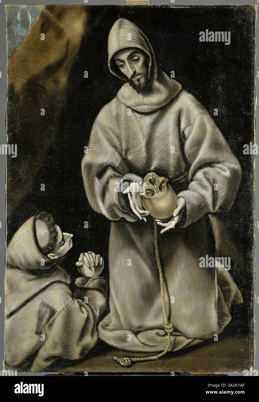 This piece by El Greco depicts Saint Francis of Assisi and Brother Leo ...