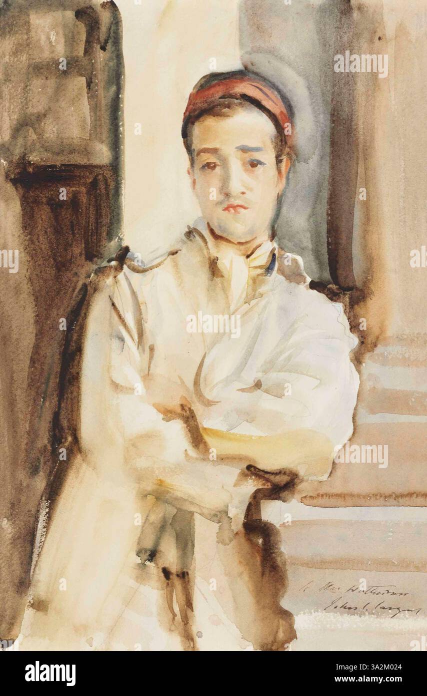 This painting, ‘Spanish Convalescent,’ shows a Spanish soldier ...