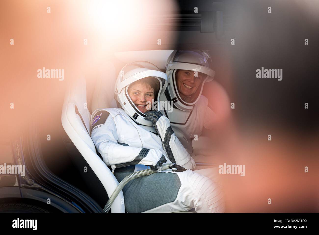 A SpaceX Falcon 9 rocket will launch three astronauts and a cosmonaut ...