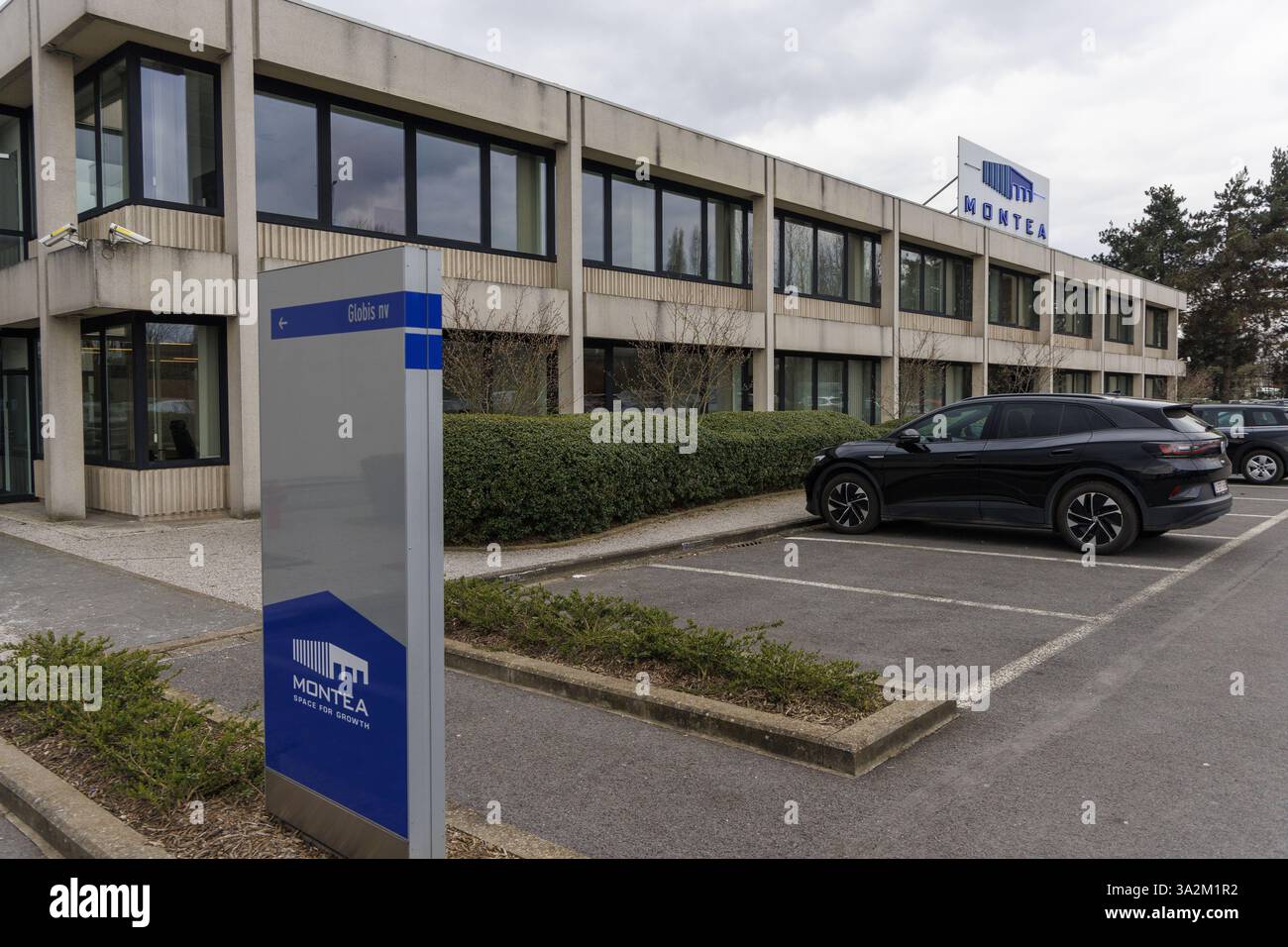The headquarters of Montea, developer and investor in logistics real ...