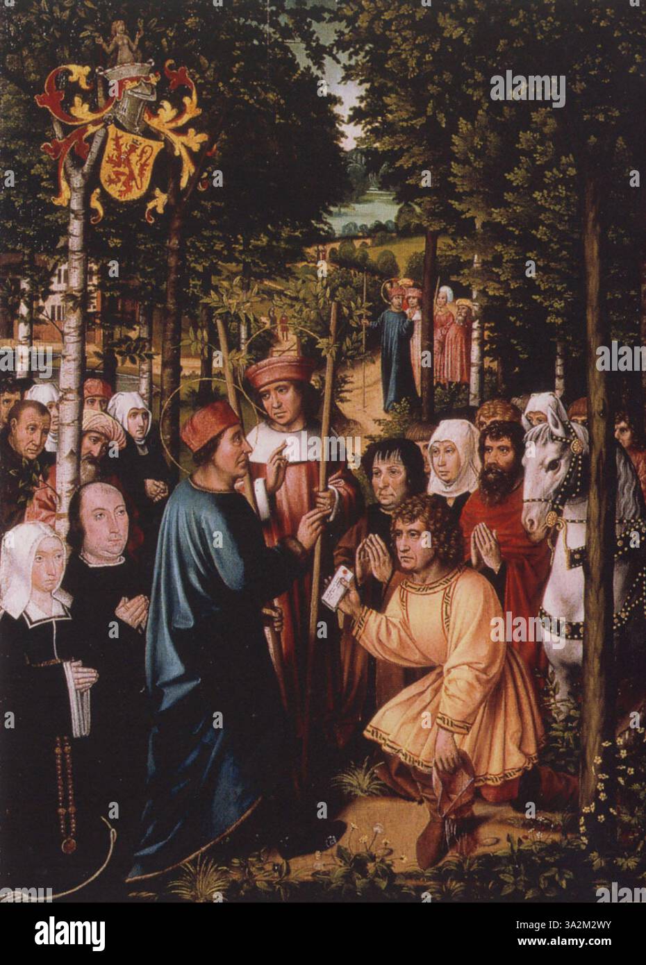 This tenth panel in the series highlights an important episode from St ...