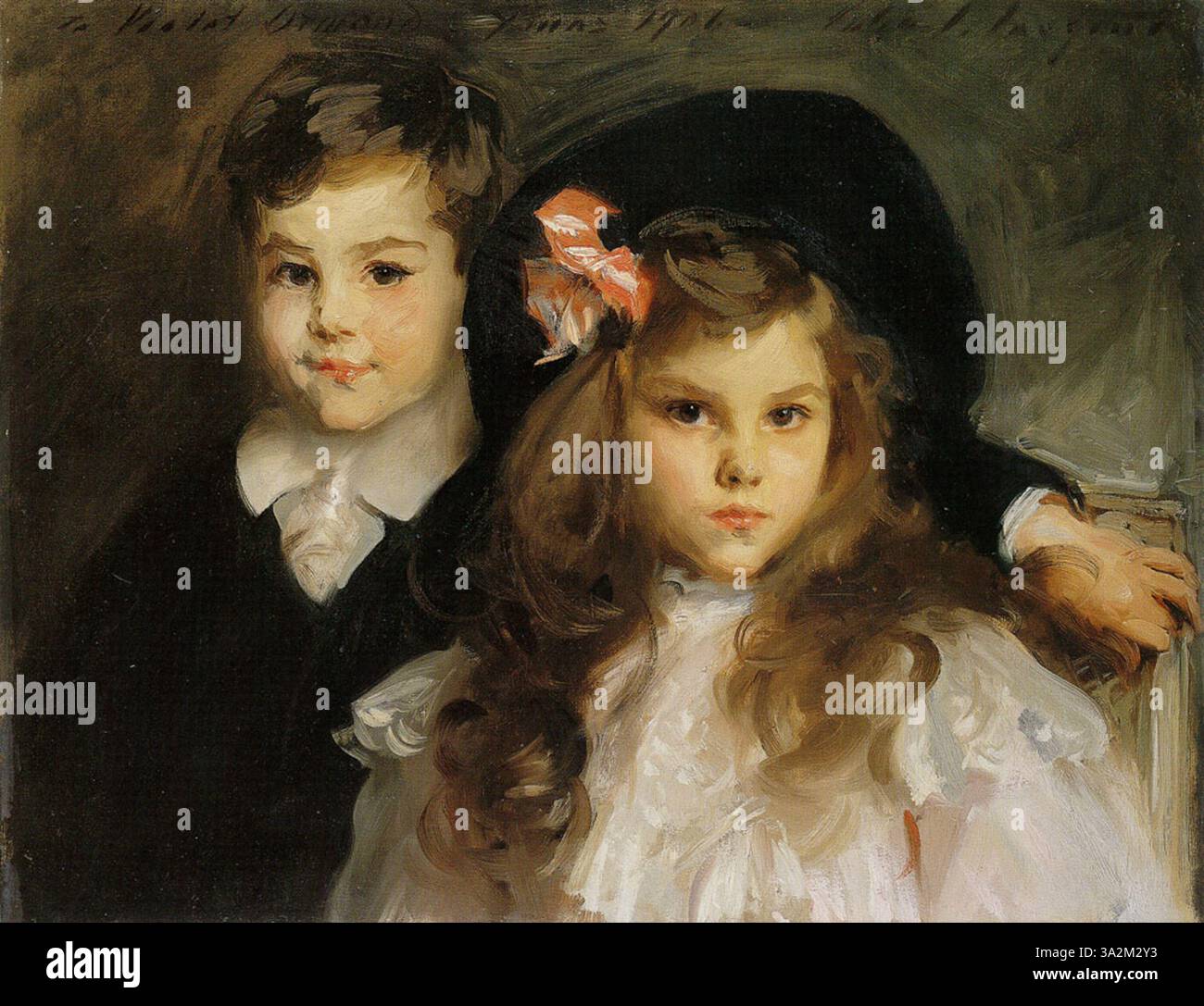 John Singer Sargent’s 1906 painting of Conrad and Reine Ormond depicts ...