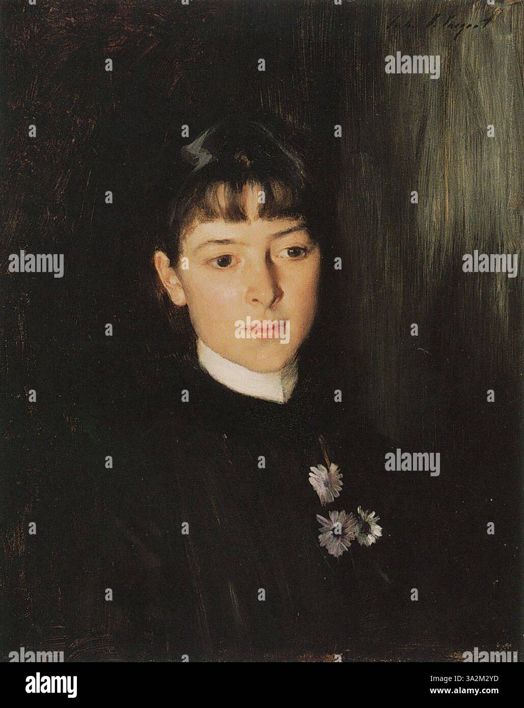 Olivia Richardson is portrayed in this c. 1883 portrait by John Singer ...