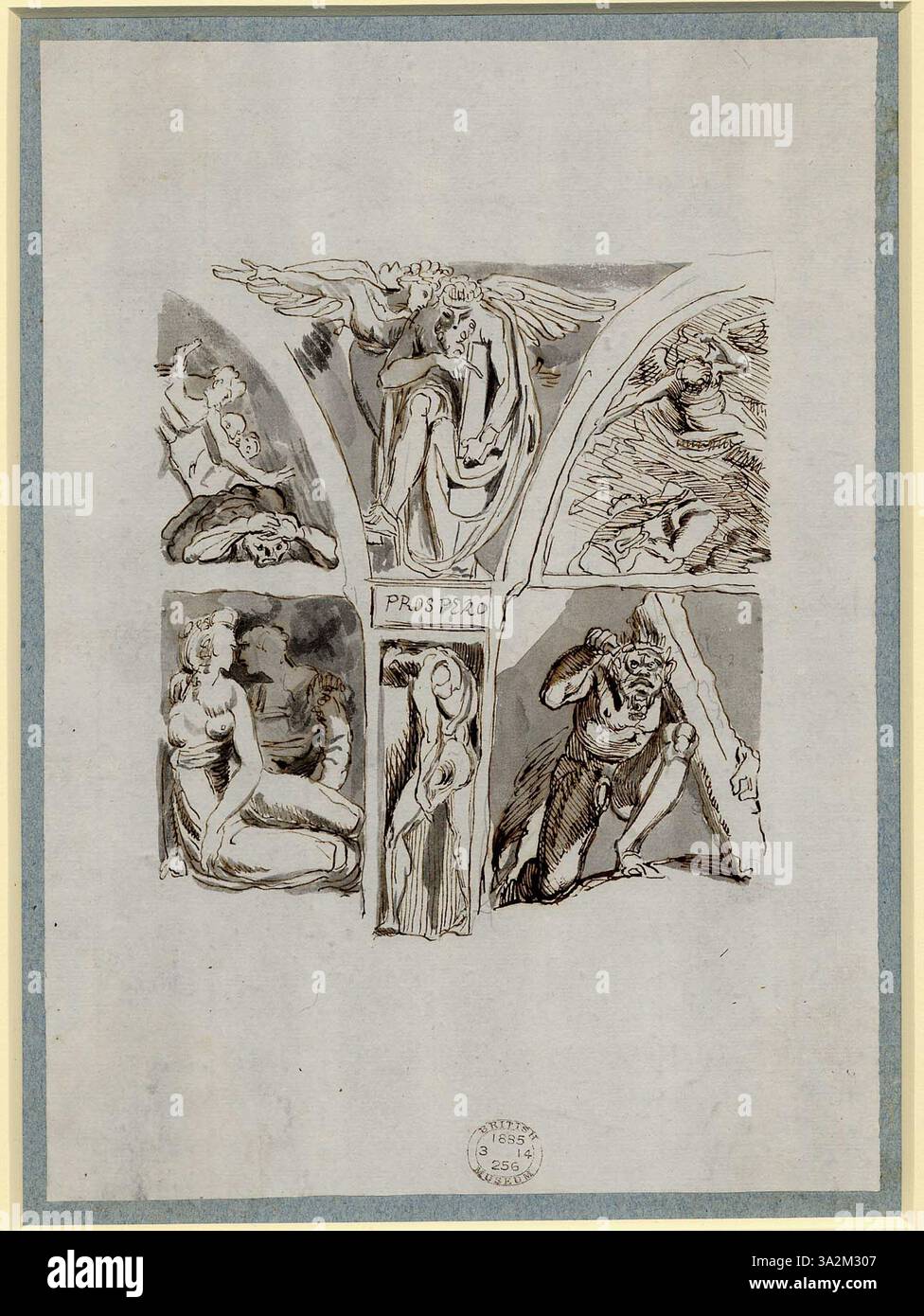 Fuseli's design for 'The Tempest' (1885) is a dramatic interpretation ...