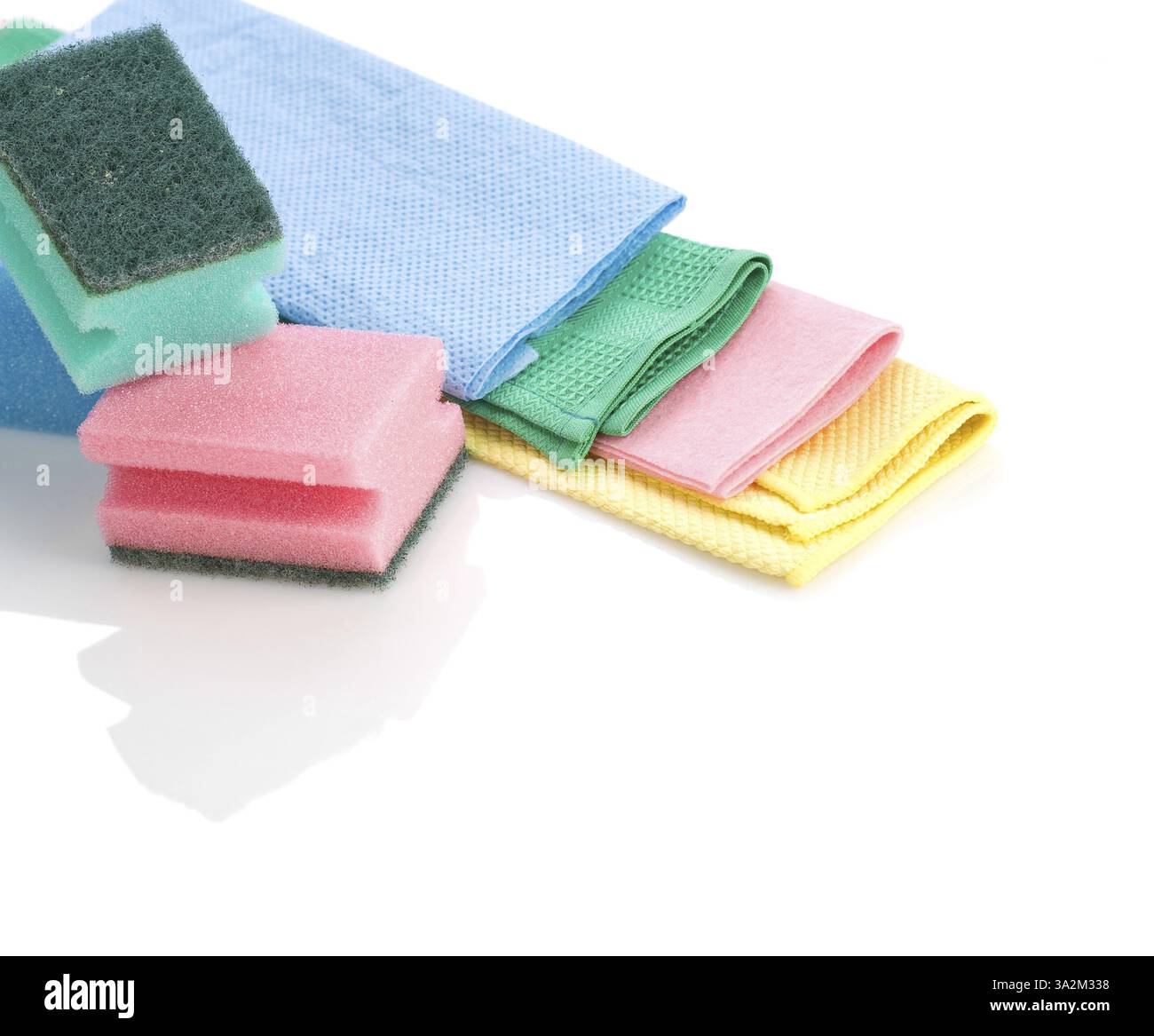 Sponges and rags Stock Photo - Alamy