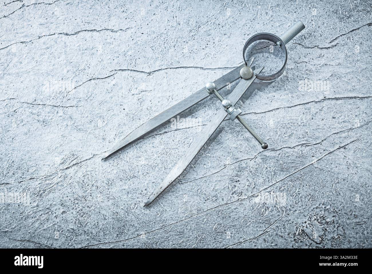 Slide caliper on metallic background construction concept Stock Photo ...