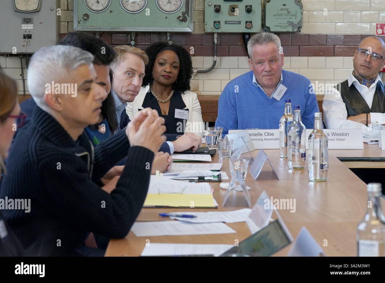 Chief executive officer of Thames Water, Chris Weston, during a ...